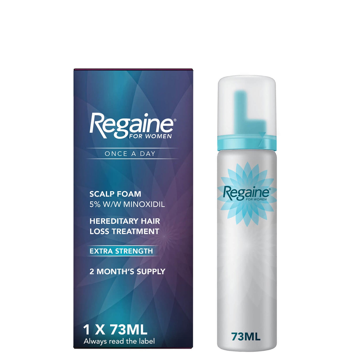Regaine Women's Once A Day Hair Loss and Regrowth Scalp Foam Treatment ...