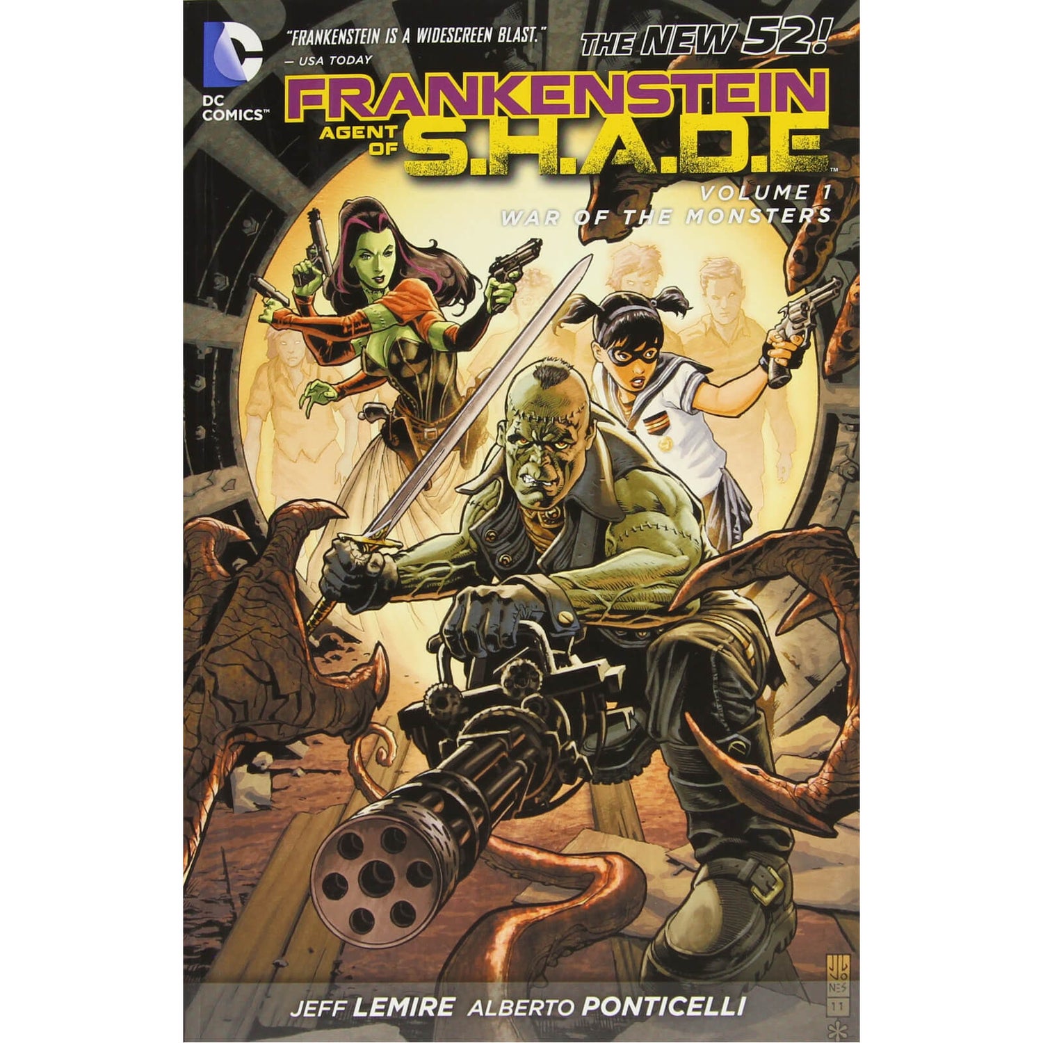 DC Comics Frankenstein Agent Of Shade Vol 01 War Monsters (Graphic ...