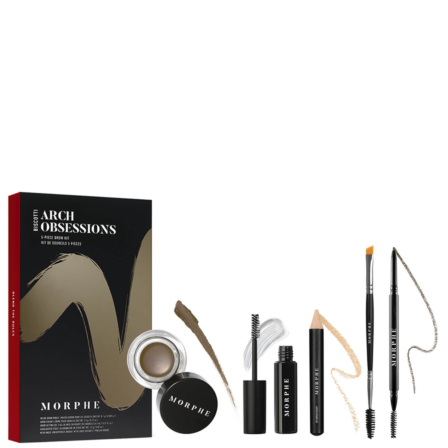 Morphe Arch Obsessions 5-Piece Brow Kit (Various Shades) (Worth £34.00) - LOOKFANTASTIC