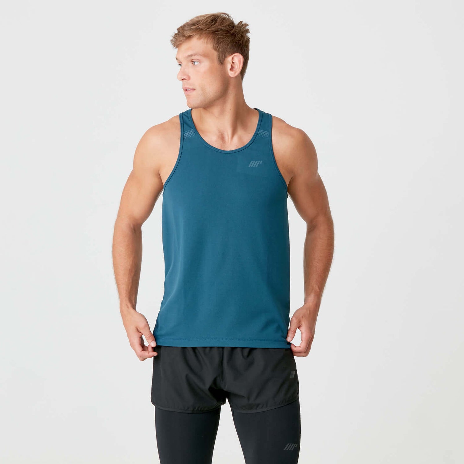 Buy Men's Boost Tank | Petrol Blue | MYPROTEIN™