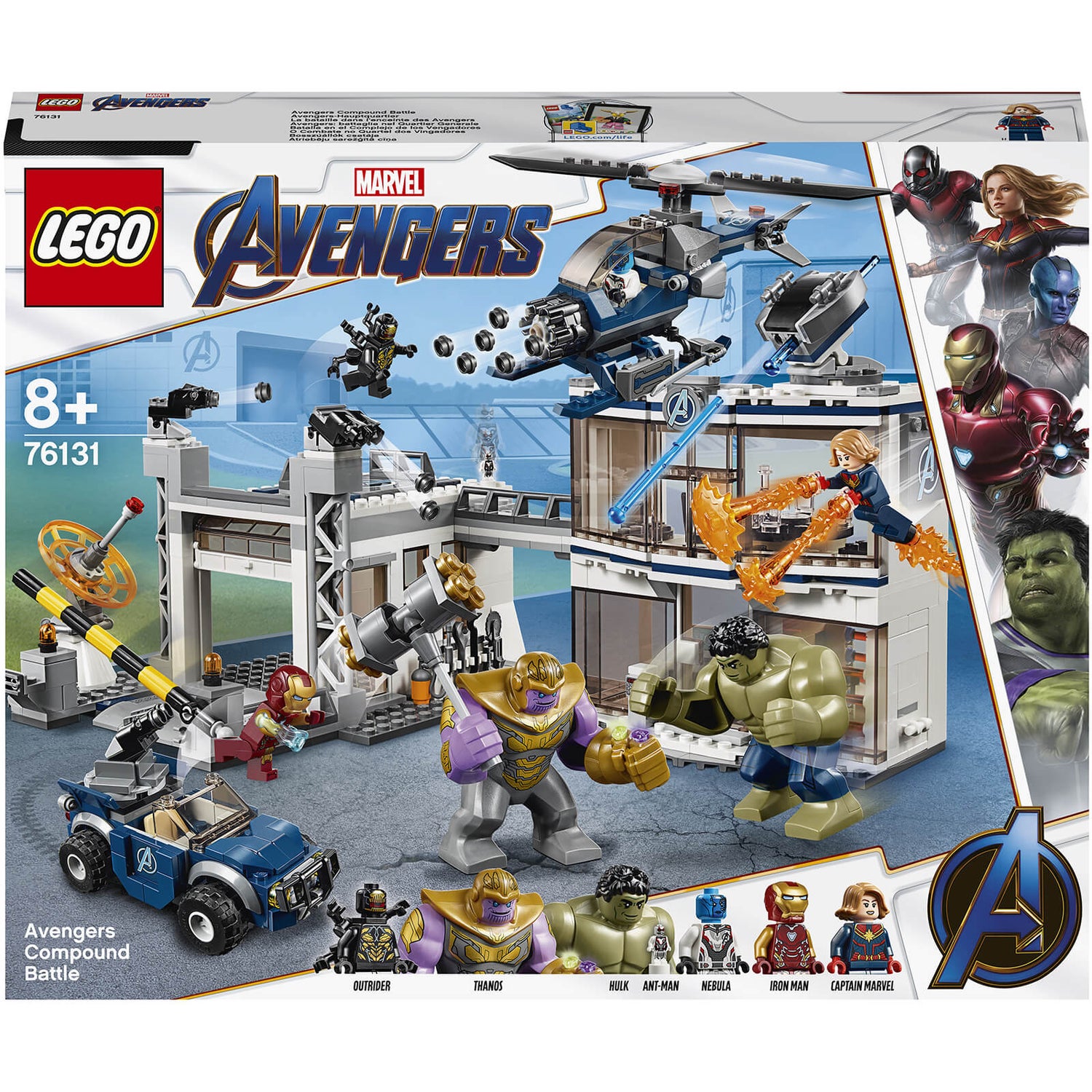LEGO Marvel Avengers Compound Battle Set (76131) Toys - Zavvi US