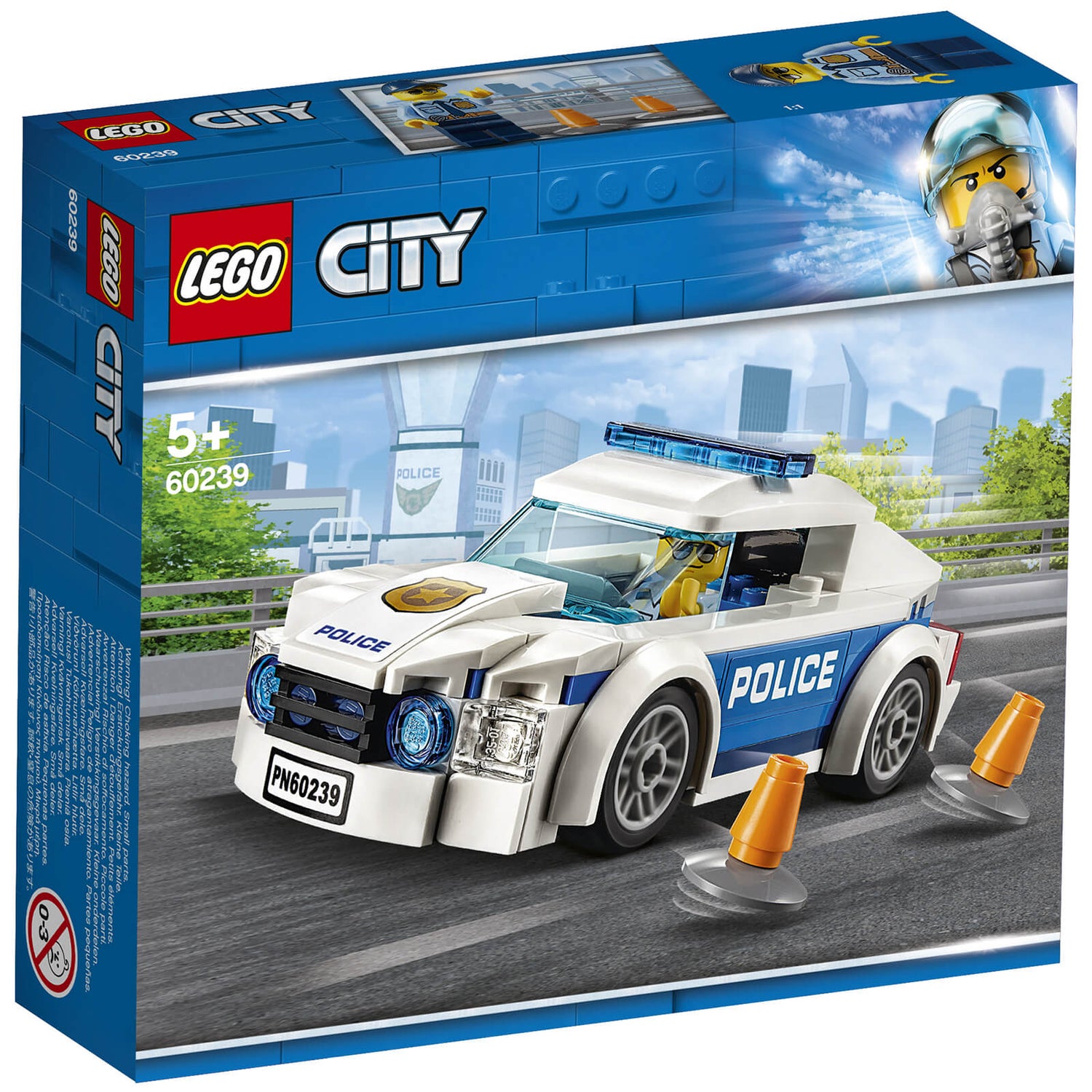 LEGO City: Police Patrol Chase Car Toy with Policeman (60239) Toys ...