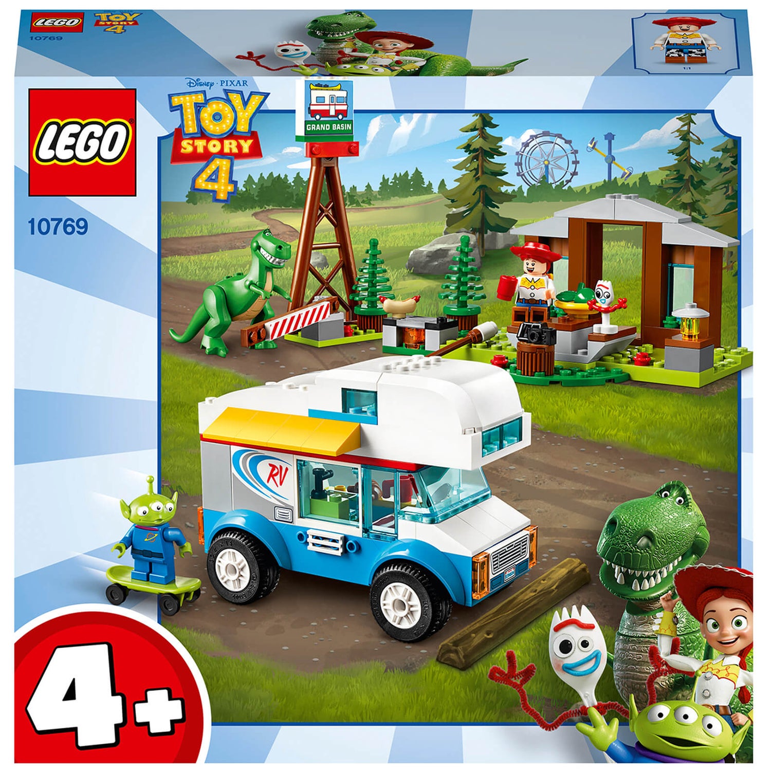 LEGO Toy Story 4: RV Vacation Truck w/ Alien Rex Forky (10769) - IWOOT UK