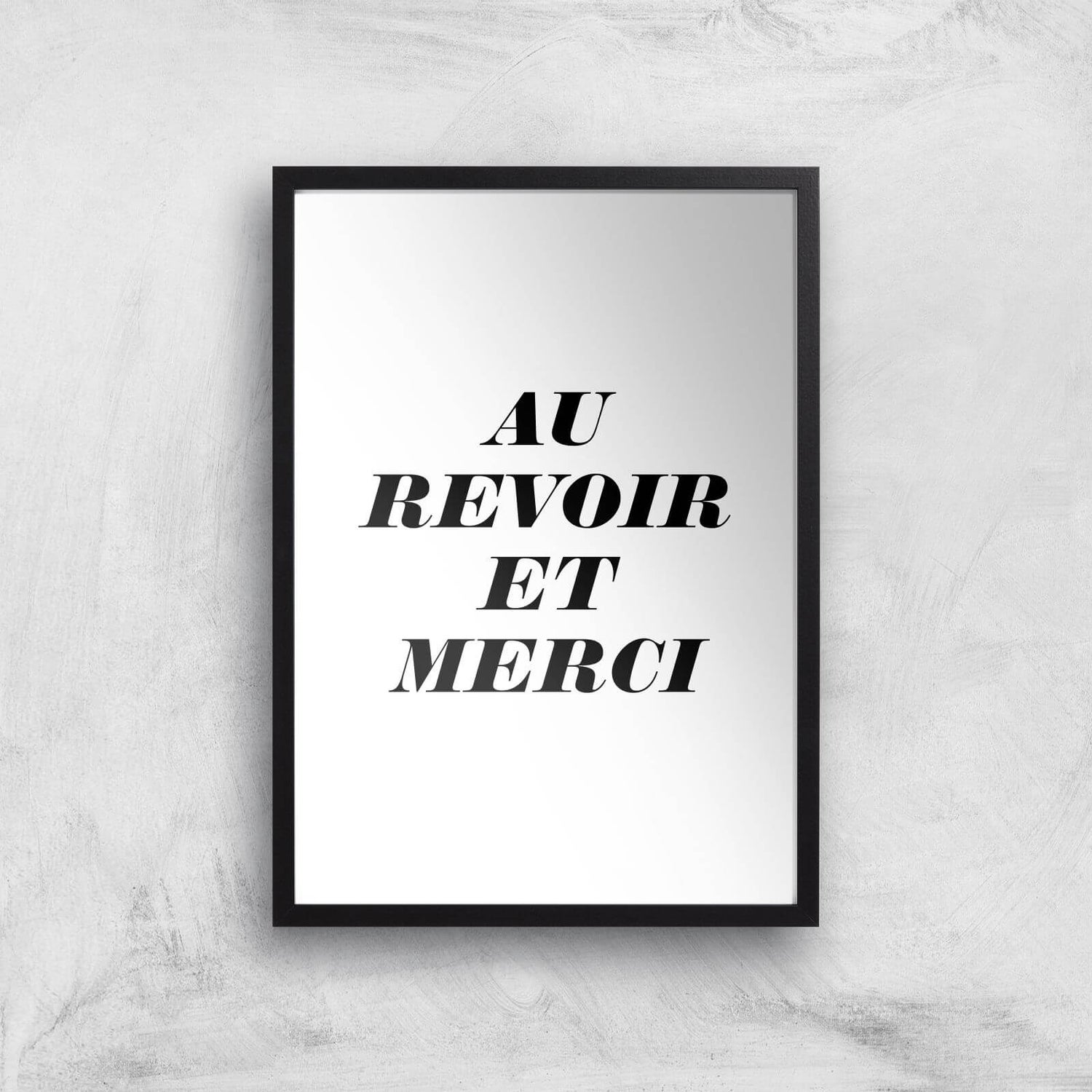 Au Revoir Et Merci