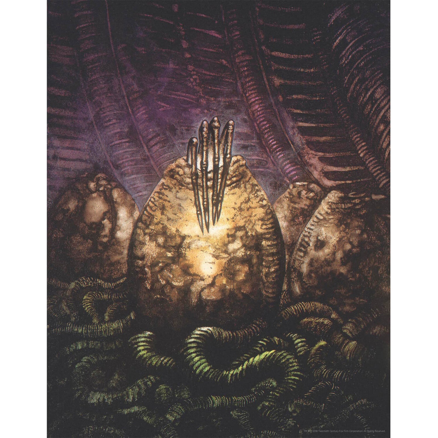 Alien Egg Limited Edition Art Print Homeware - Zavvi UK