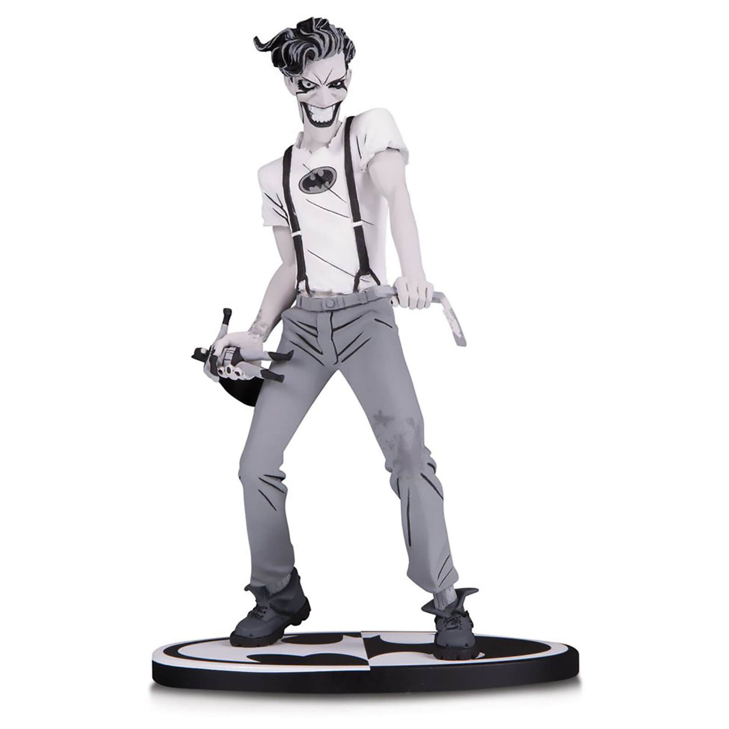 DC Collectibles Batman Black & White Statue The White Knight Joker by ...