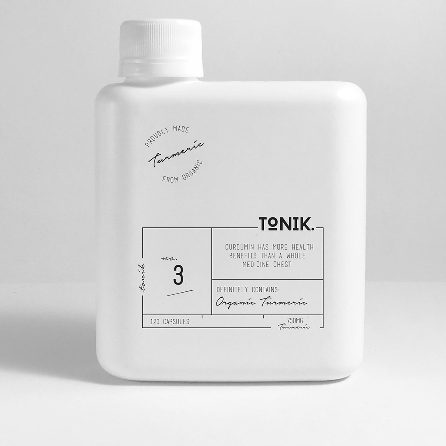 THE TONIK Organic Turmeric Capsules