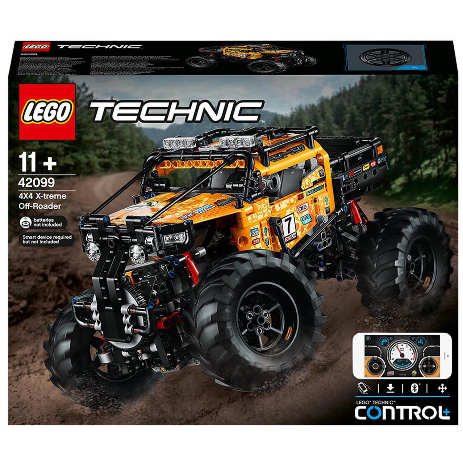 LEGO Technic: Control+ 4x4 X-treme off-roader truck set (42099) | Zavvi.nl