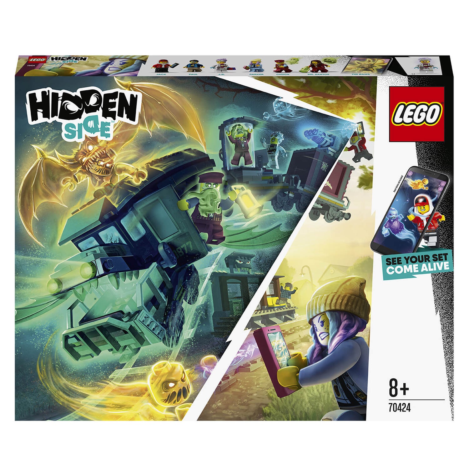 LEGO Hidden Side: Ghost Train Express with AR Games Set (70424) - IWOOT UK