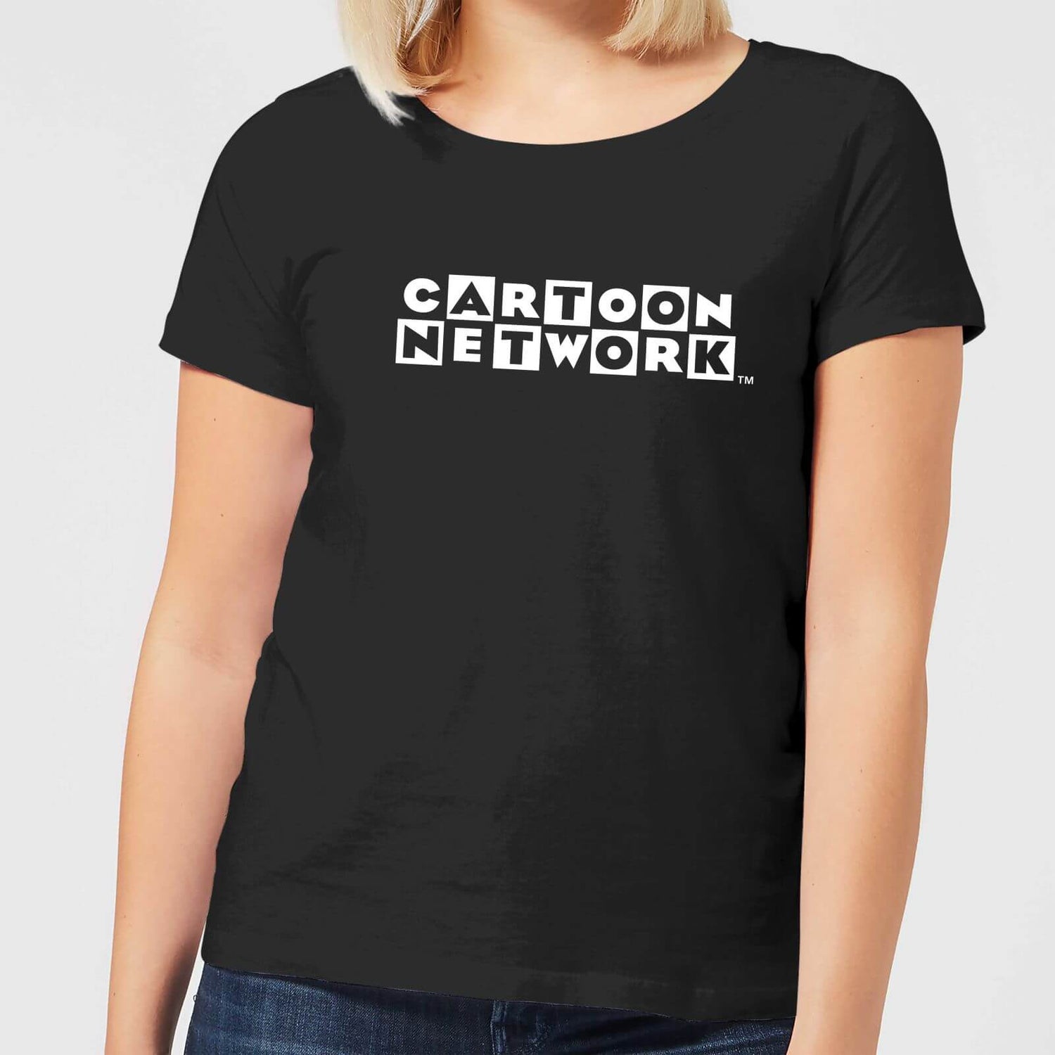 Cartoon Network Logo Women's T-Shirt - Black - IWOOT UK