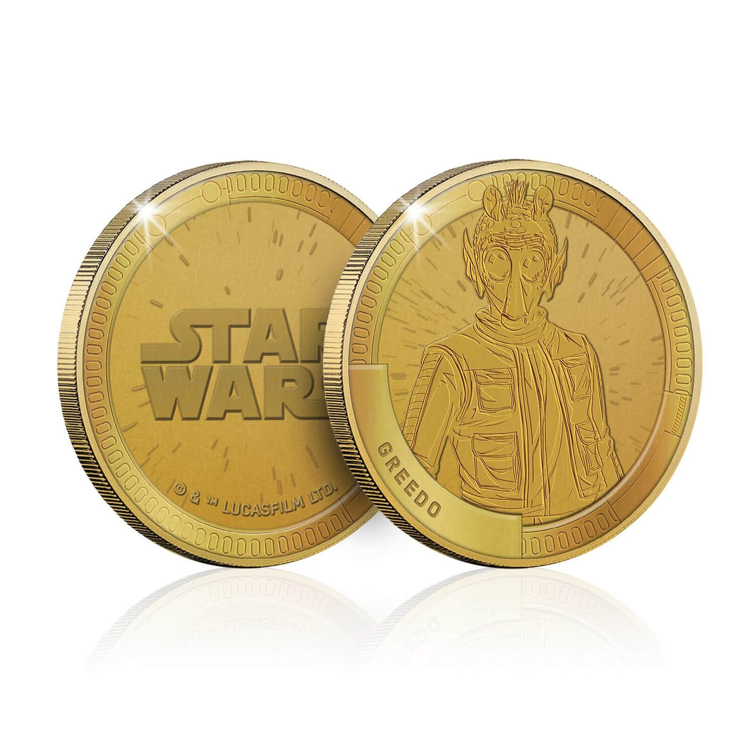 Collectable Star Wars Commemorative Coin: Greedo - Zavvi Exclusive ...