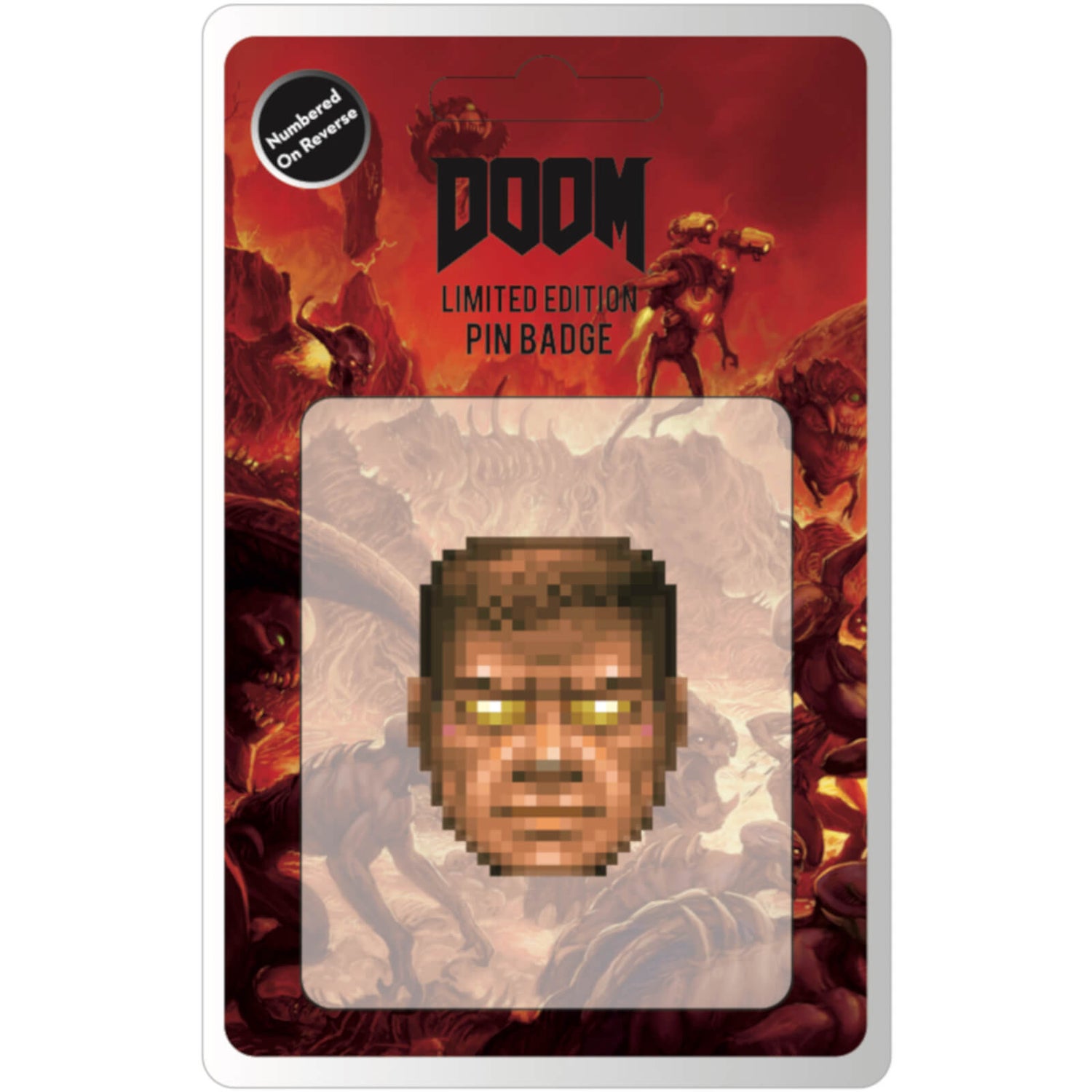 DOOM Limited Edition Enamel Pin Badge Merchandise - Zavvi US