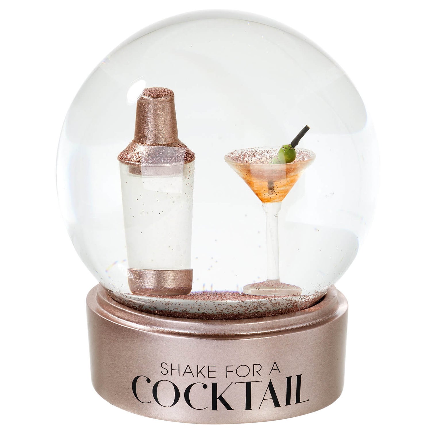 Cocktail Snow Globe - IWOOT UK