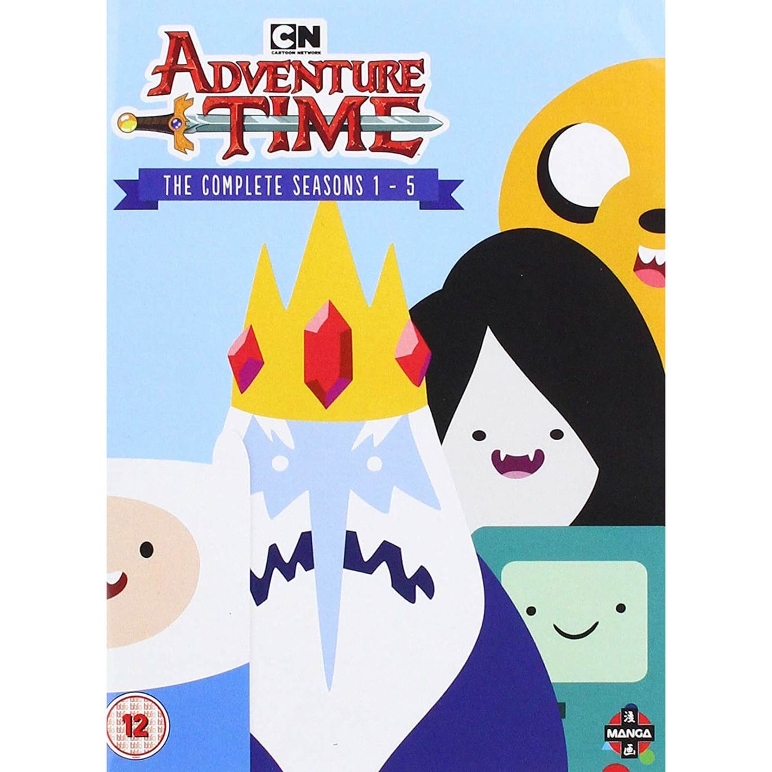 Adventure Time - Complete Seasons 1-5 Collection DVD - Zavvi Ireland