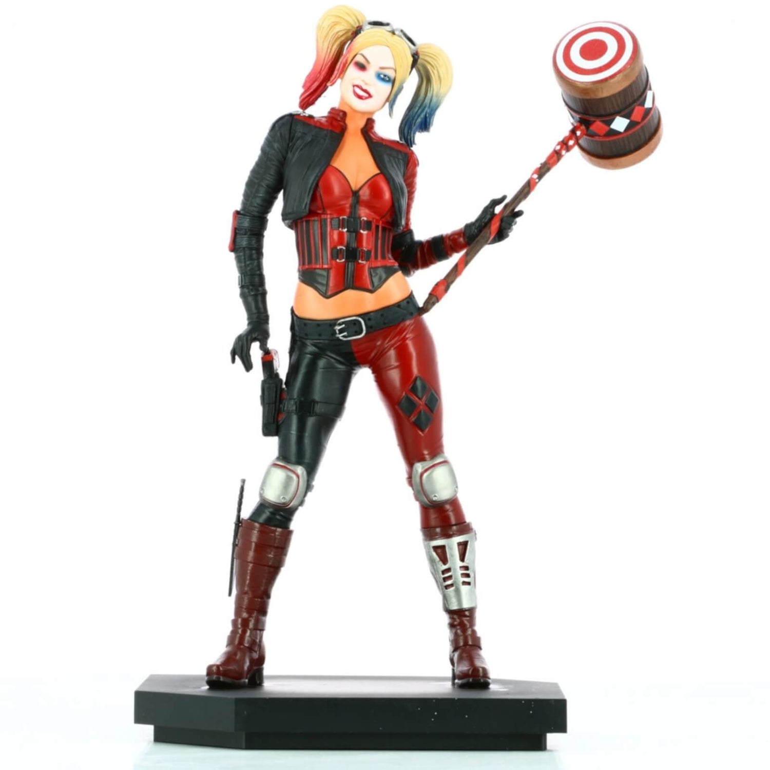 DC Gallery Injustice 2 Harley Quinn PVC Statue 23cm Merchandise Zavvi UK