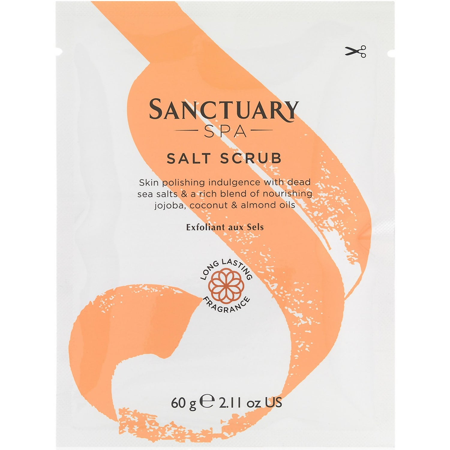 Sanctuary Spa Salt Scrub Sachet 60g | LOOKFANTASTIC