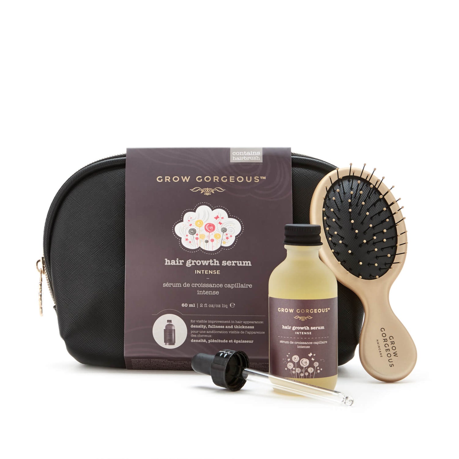 Grow Gorgeous Grow Gorgeous Hair Growth Serum Intense (60ml) with Bag ...