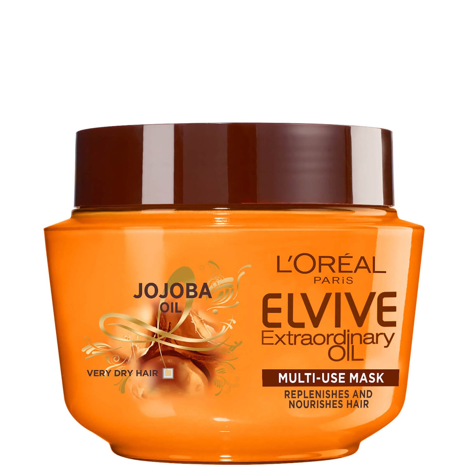 L'Oréal Paris Elvive Extraordinary Oil Hair Mask Pot for Dry Hair 300ml ...