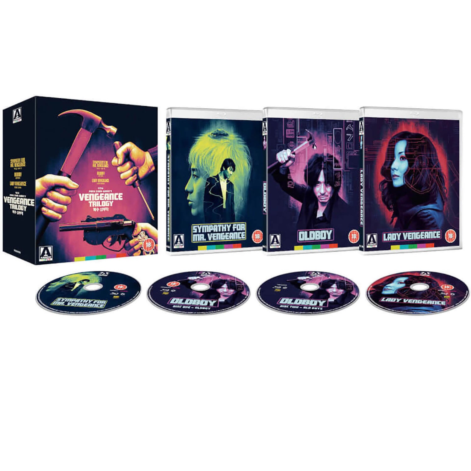 The Vengeance Trilogy Blu-ray - Arrow Films UK