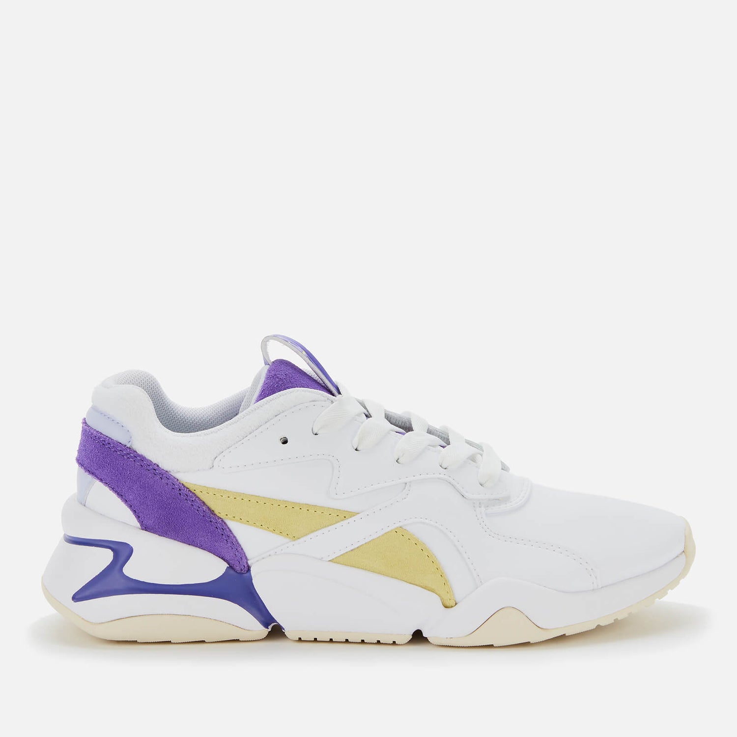 Puma Women's Nova Pop Trainers - Puma White/Purple Corallites/Sunny ...