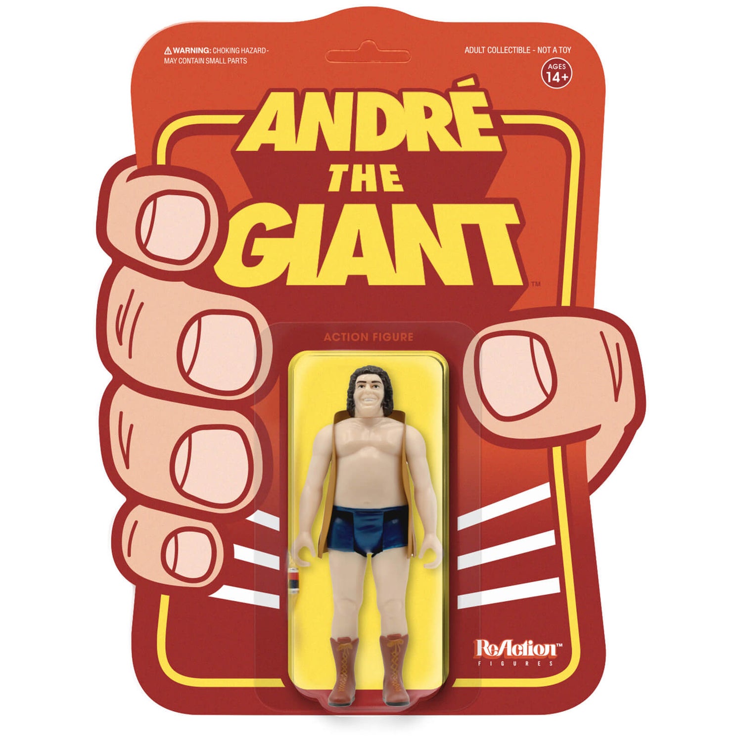 Super7 Andre The Giant ReAction Figure - Andre Vest Merchandise - Zavvi UK