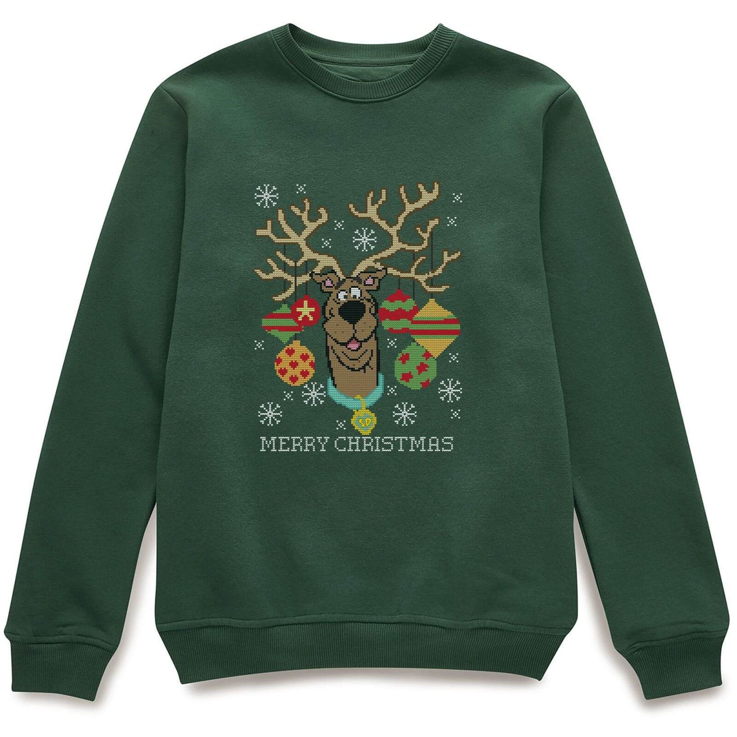 Scooby Doo Christmas Jumper - Forest Green Clothing - Zavvi UK