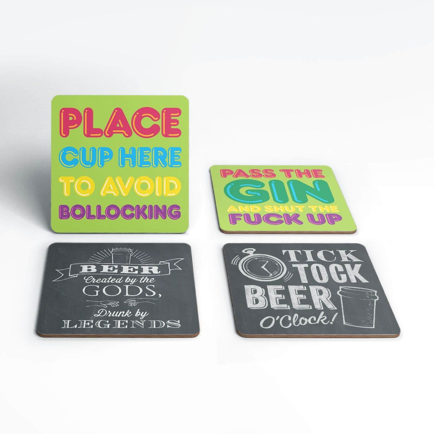 Rude Coaster Set - IWOOT UK