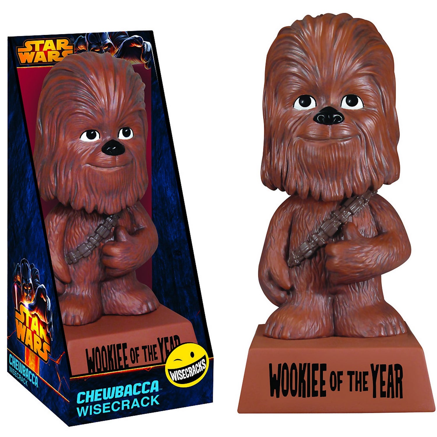 Funko Wisecracks Star Wars Chewbacca 'Wookie of the Year' Bobblehead ...