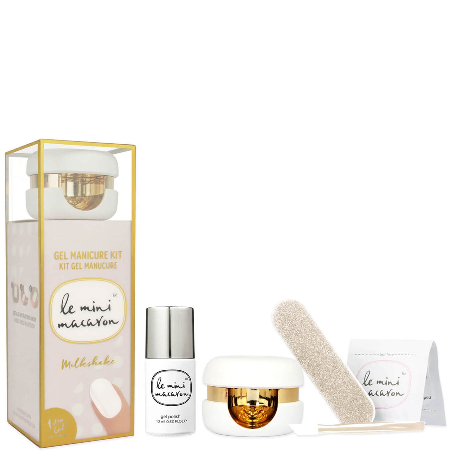 Le Mini Macaron Gel Manicure Kit - Milkshake - Entrega GRÁTIS
