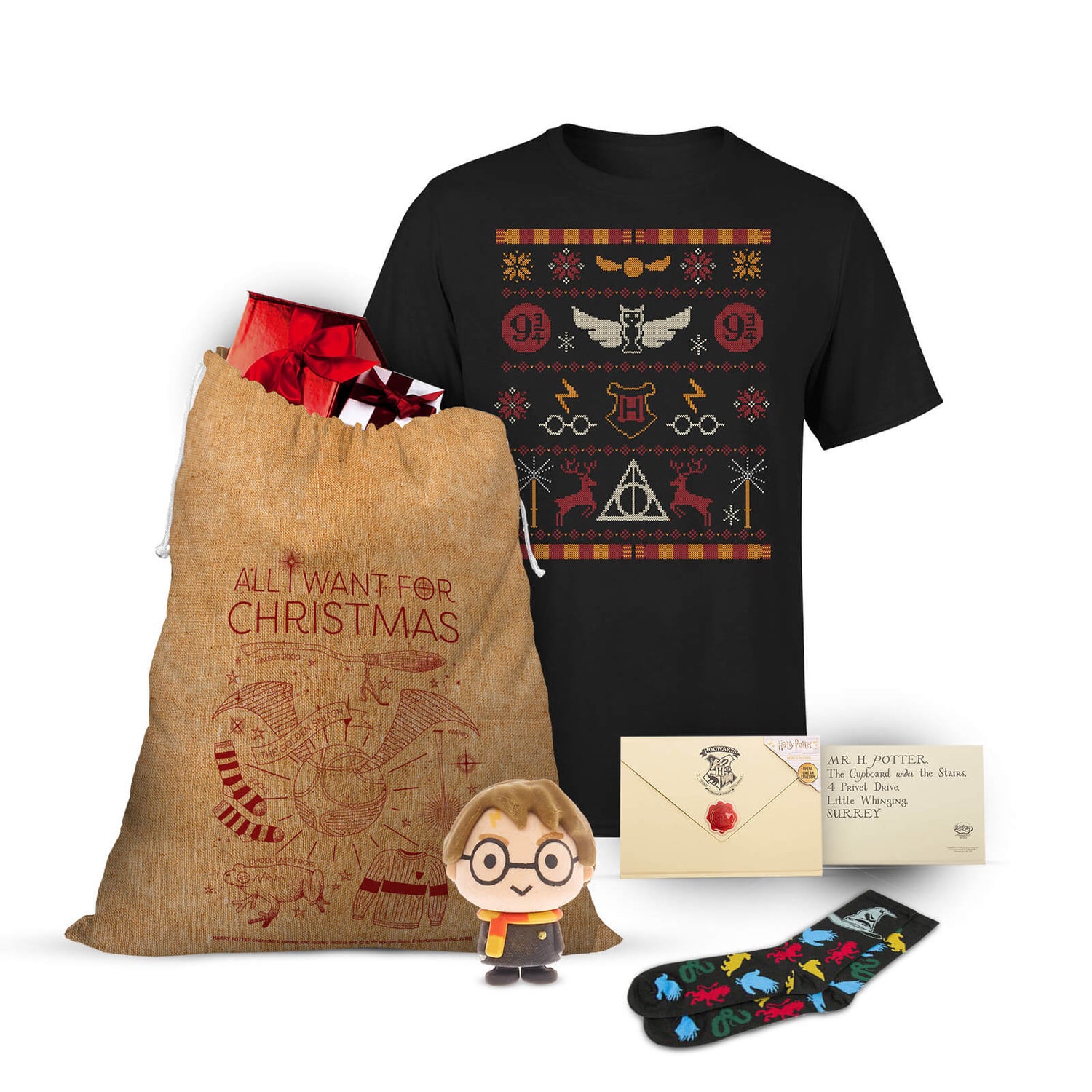 Harry Potter Officially Licensed Christmas Bundle Merchandise - Zavvi UK