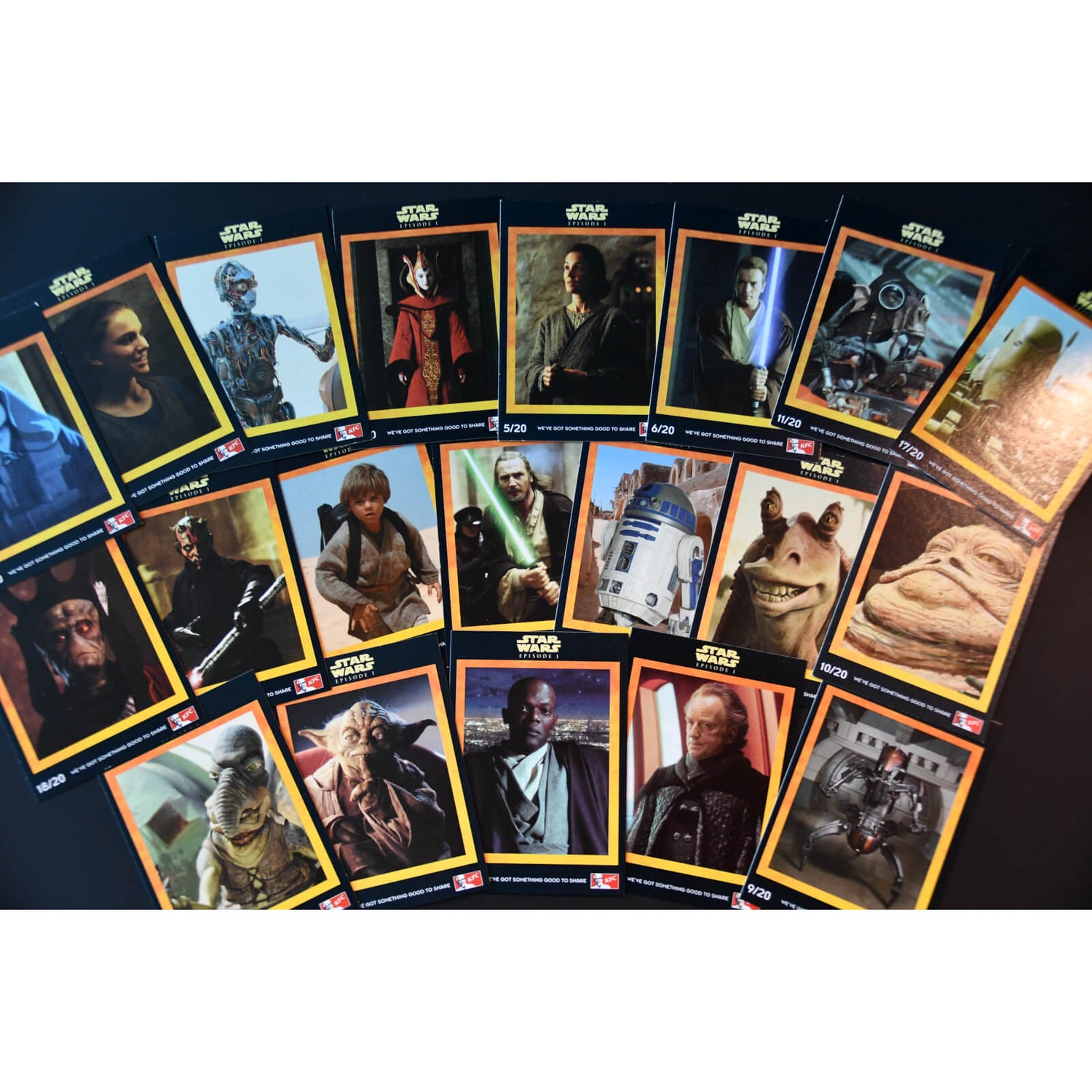 Star Wars: Episode 1 - The Phantom Menace (1999) Vintage Trading Cards ...