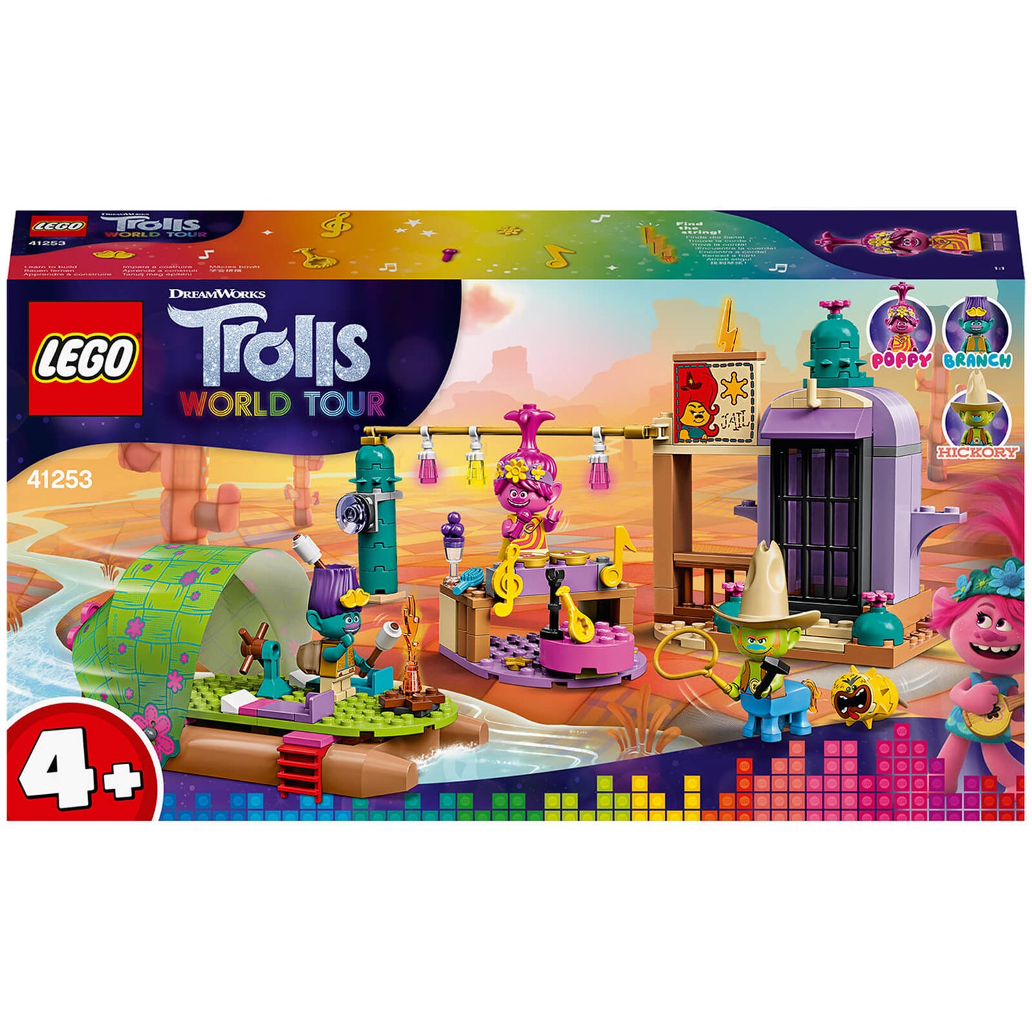 LEGO Trolls 4+ Lonesome Flats Raft Adventure Playset (41253) Toys ...