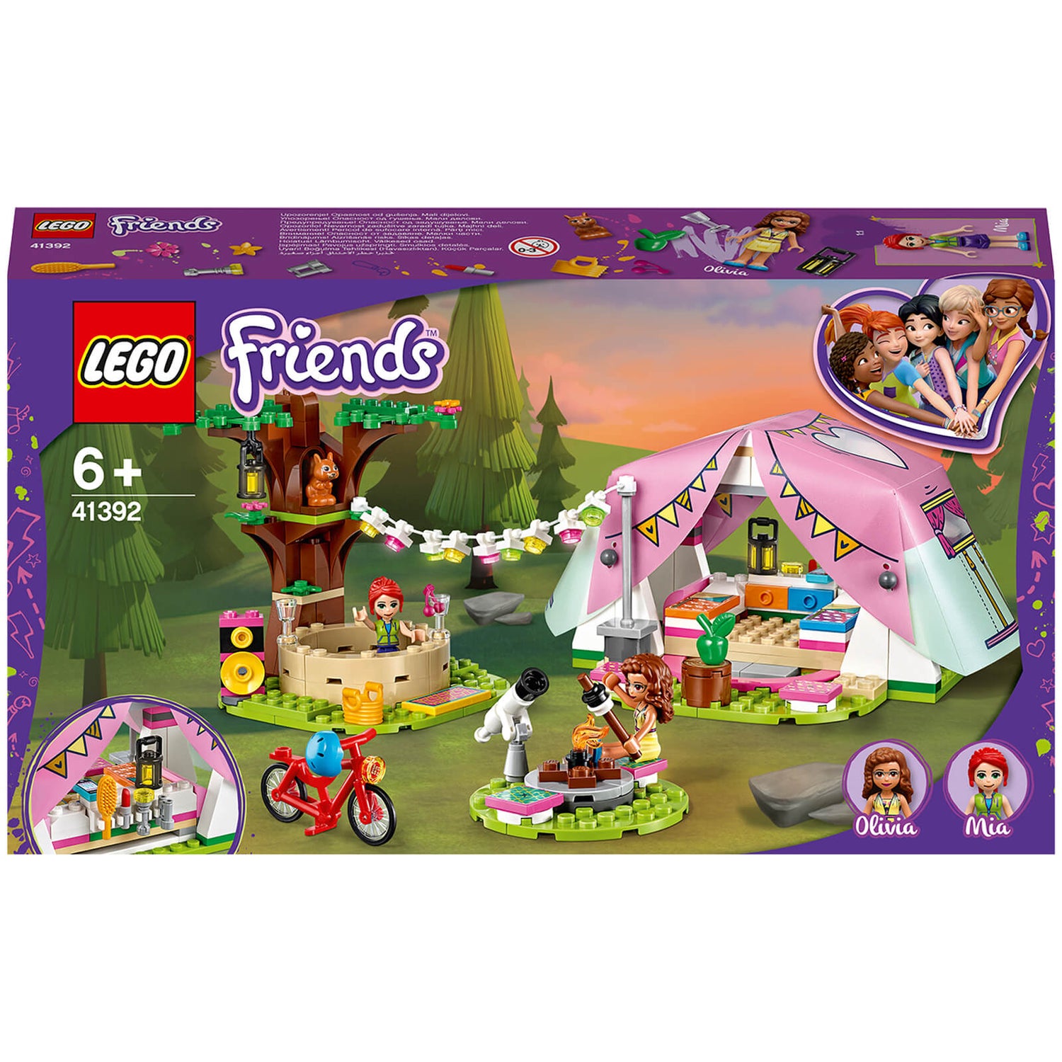 LEGO Friends: Nature Glamping Outdoor Adventure Playset (41392) - IWOOT UK