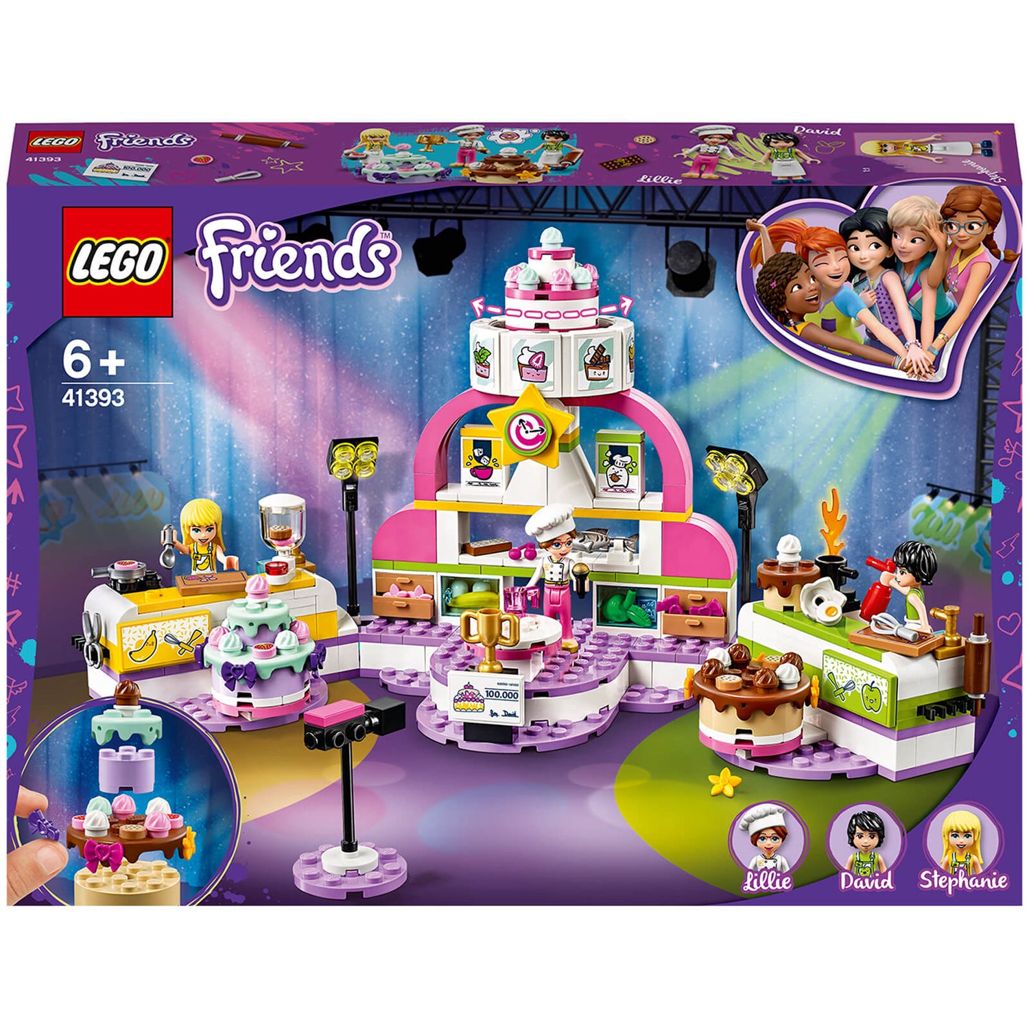 LEGO Friends: Baking Competition Set with Toy Cakes (41393) Toys - Zavvi UK