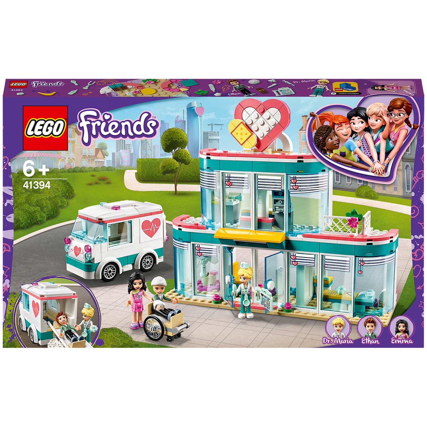 LEGO Friends: Heartlake City: Hospital Playset (41394) - IWOOT UK