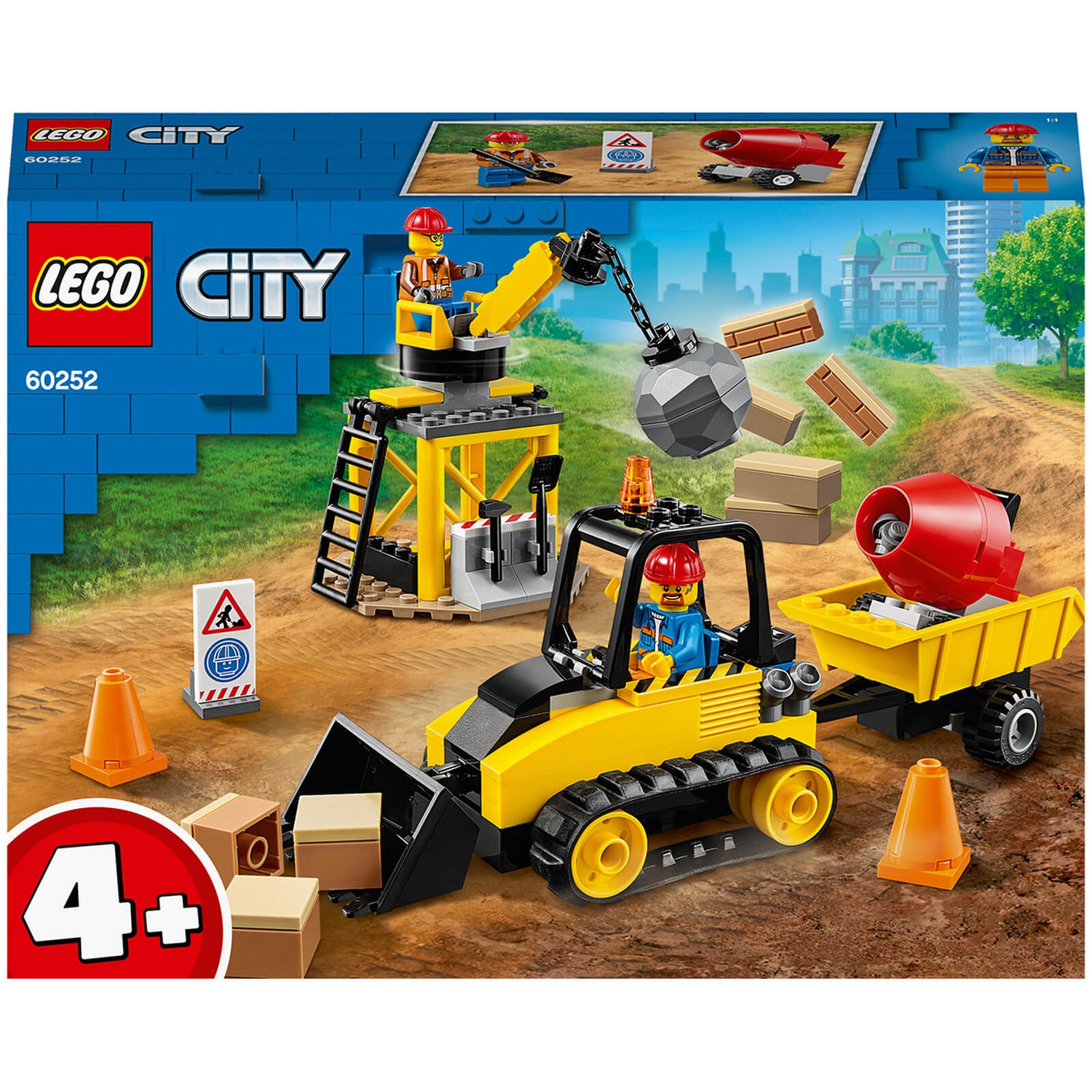LEGO City: Great Vehicles Construction Bulldozer Set (60252) Toys ...