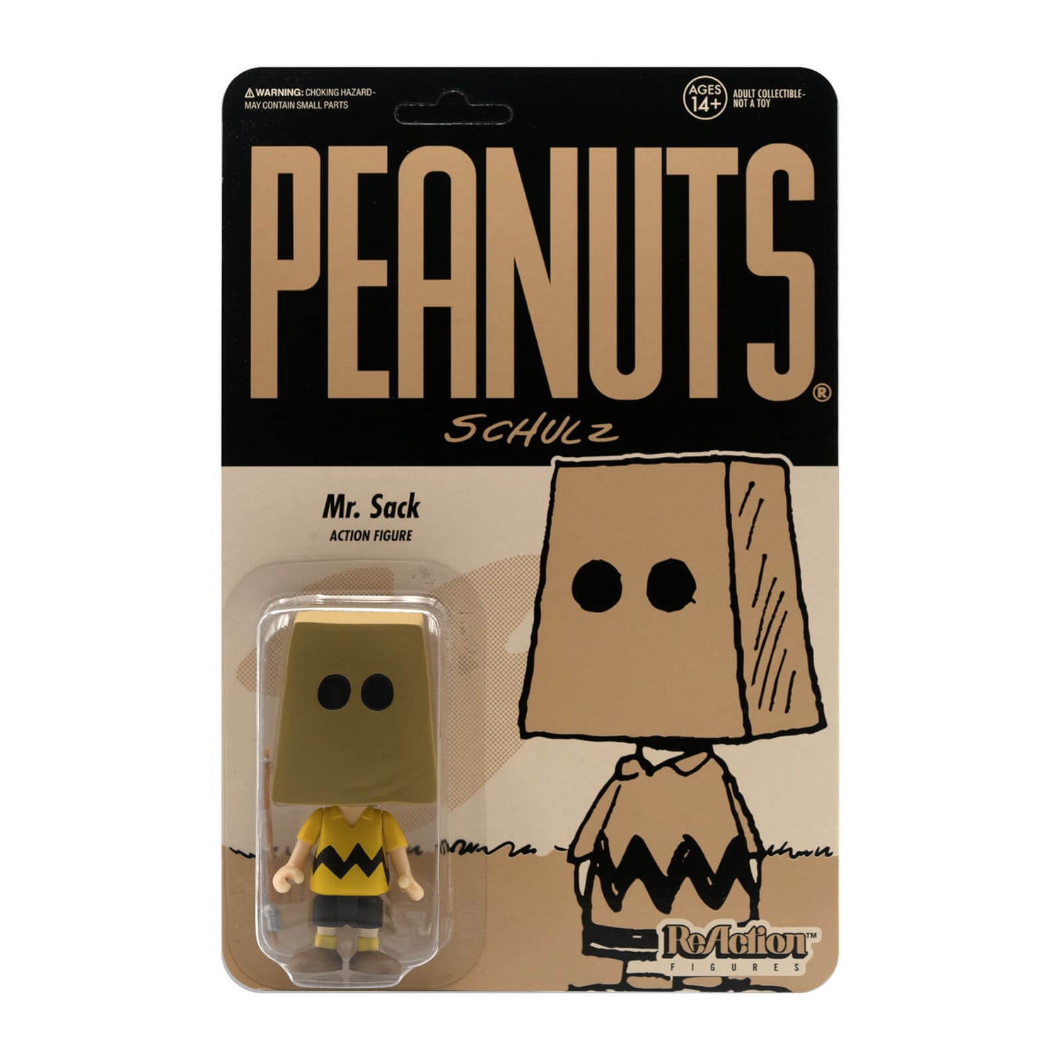 Super7 Peanuts ReAction Figure - Mr. Sack Merchandise - Zavvi UK