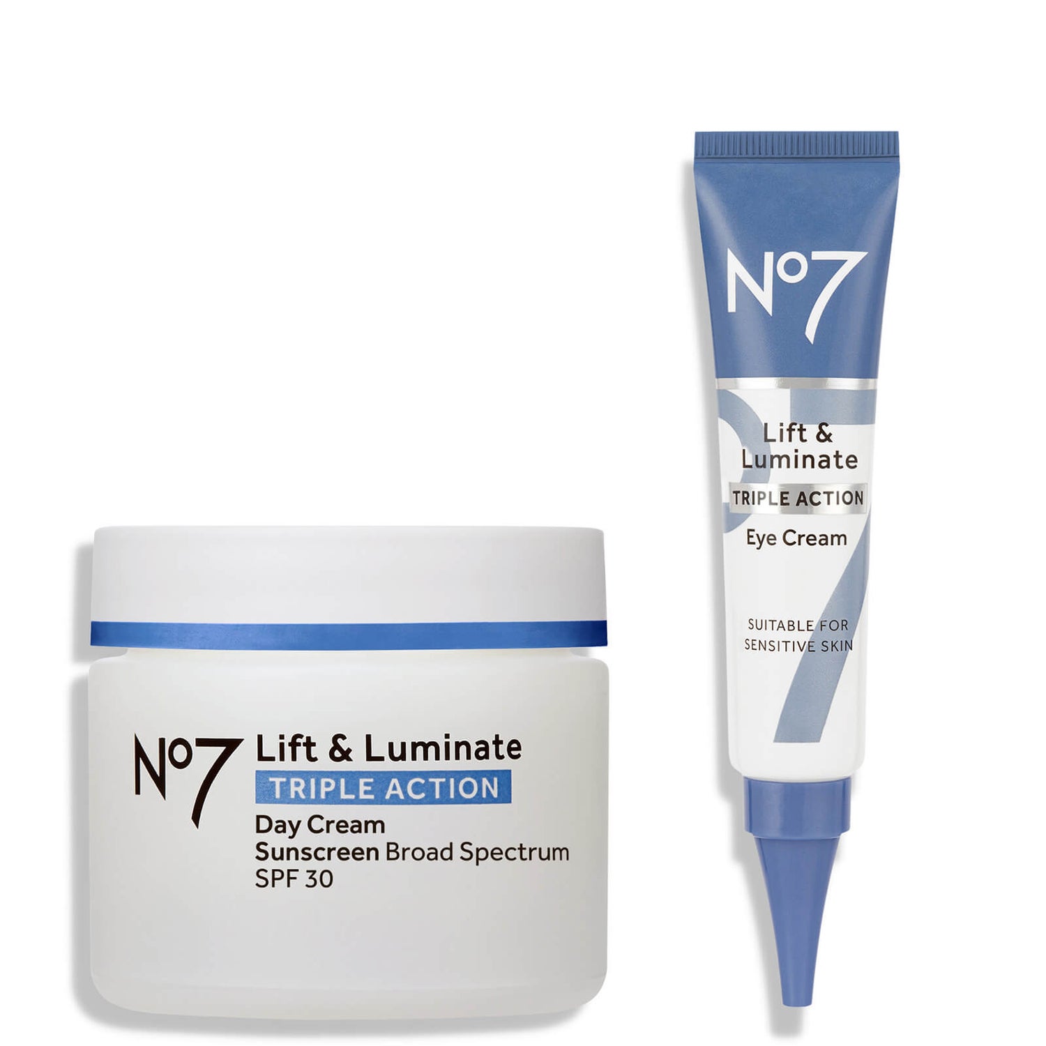 No7 Lift & Luminate Eye Cream Duo | No7 US