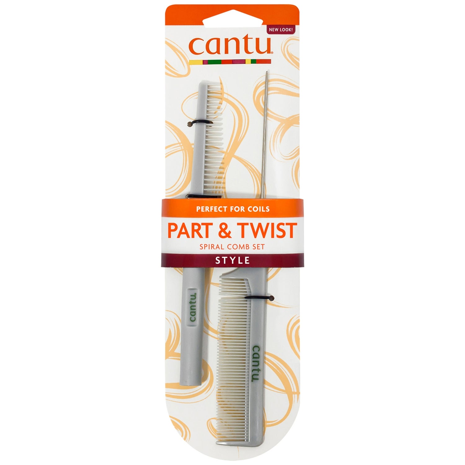 Cantu Spiral Style Part and Twist Comb 2Ct Pack | Buy Online | Mankind