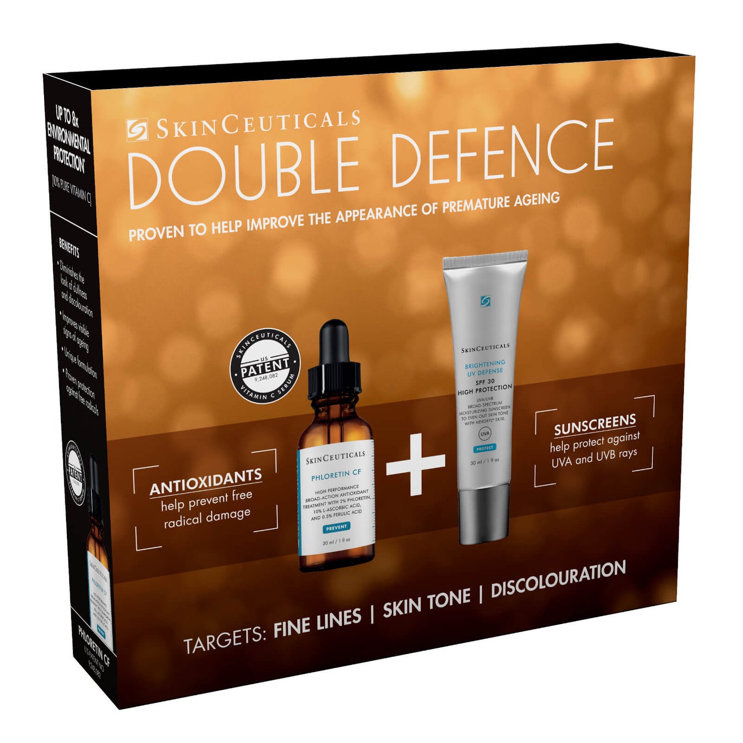 SkinCeuticals Double Defence Kit Phloretin C F and Brightening UV ...