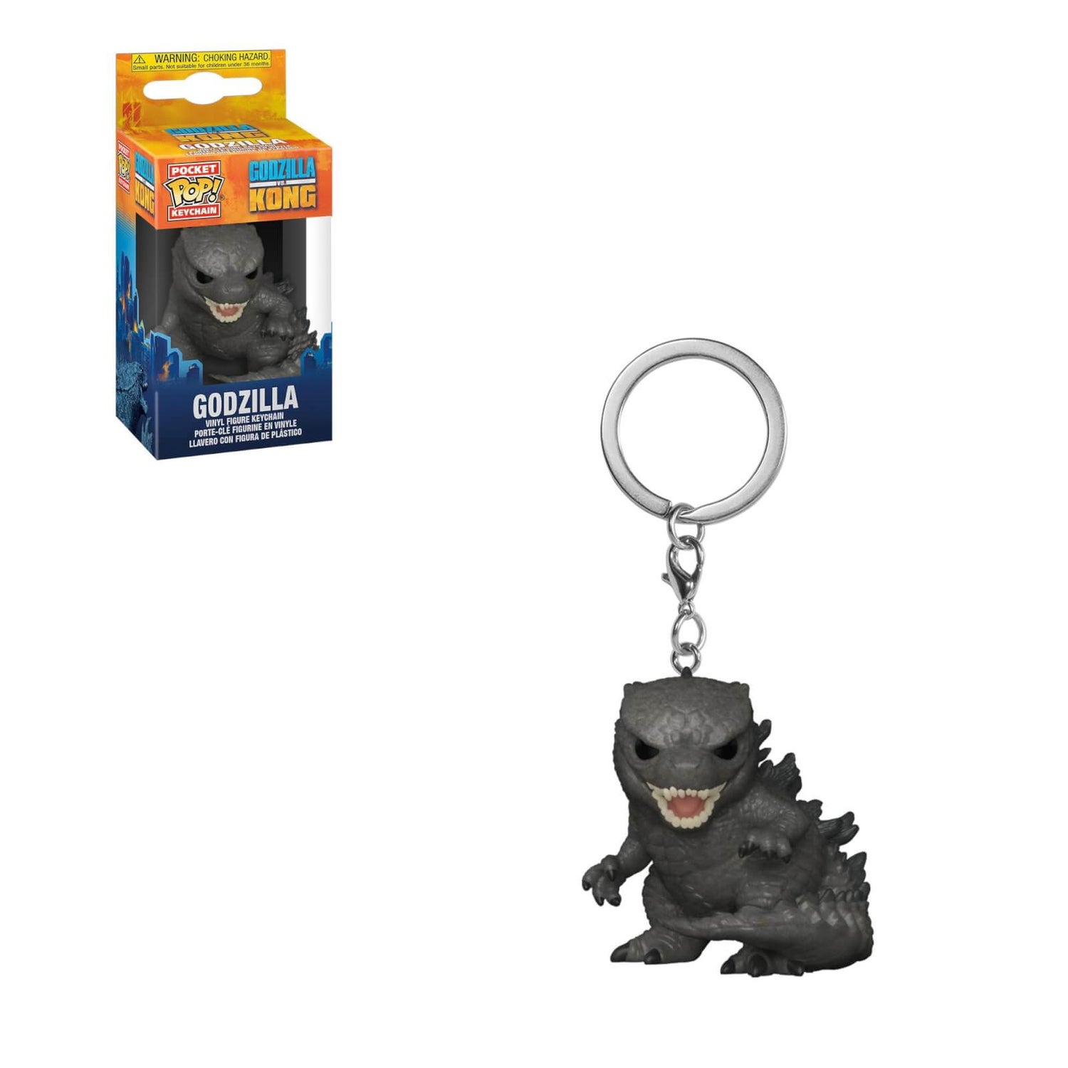 Godzilla vs Kong Godzilla Pop! Keychain Merchandise - Zavvi UK