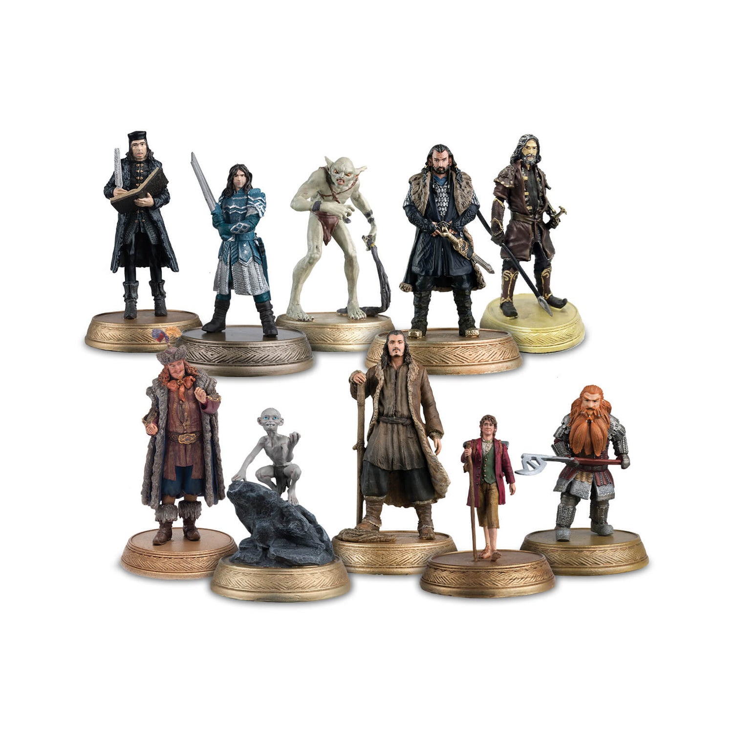 The Hobbit Collector's Complete Set of 10 Figures Merchandise - Zavvi UK