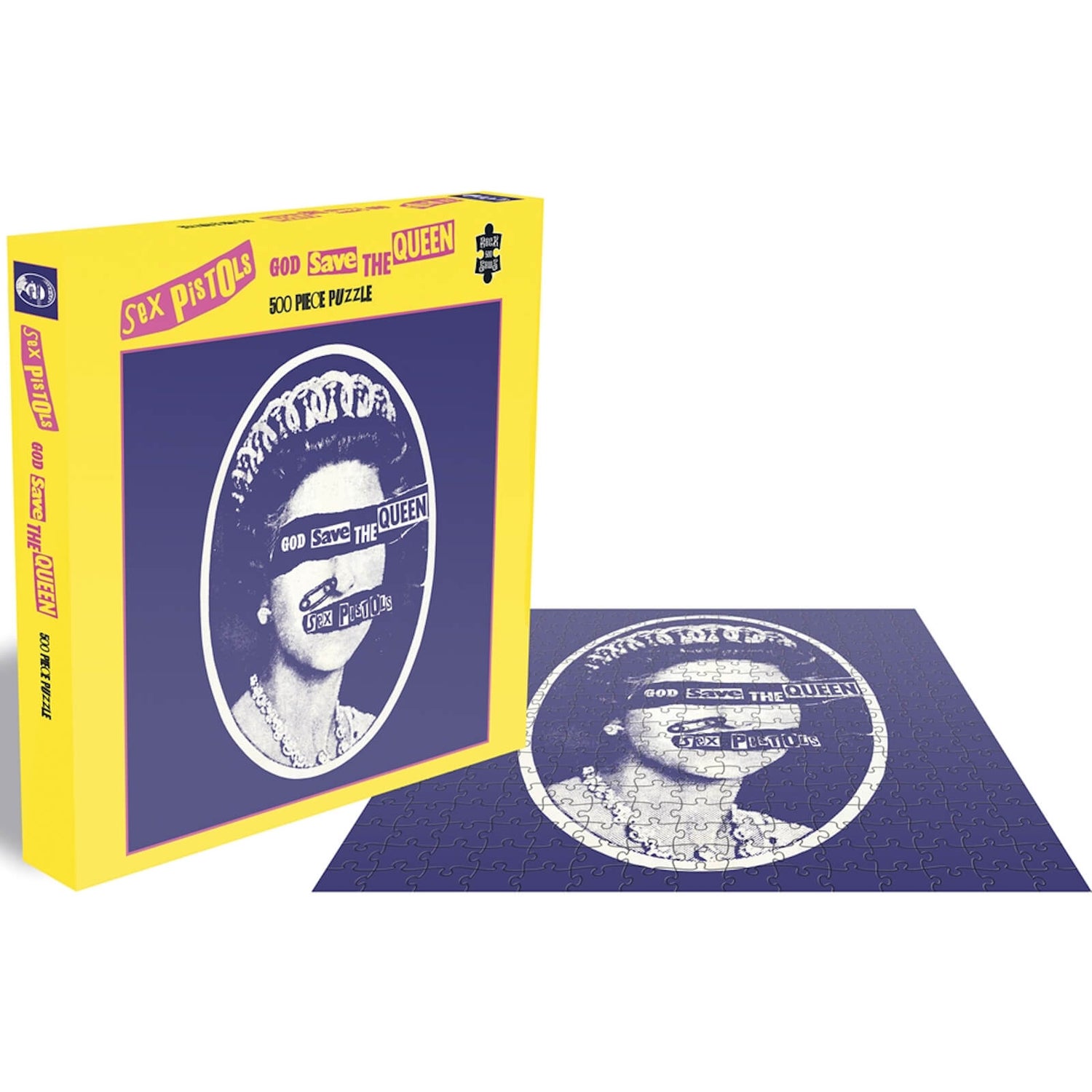 Sex Pistols God Save The Queen 500 Piece Jigsaw Puzzle Toys Zavvi Uk