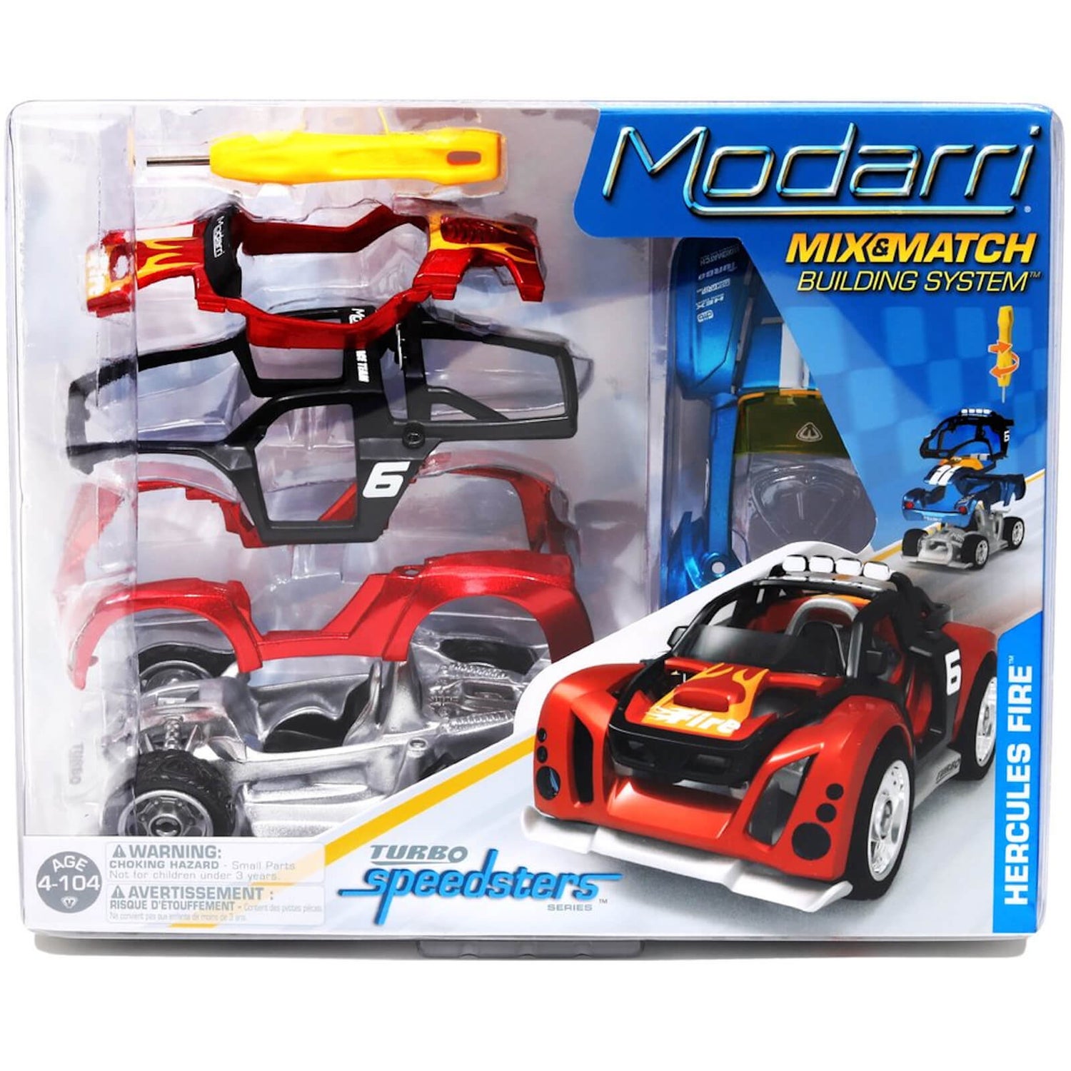 Modarri Hercules Fire Turbo Car Toys - Zavvi UK