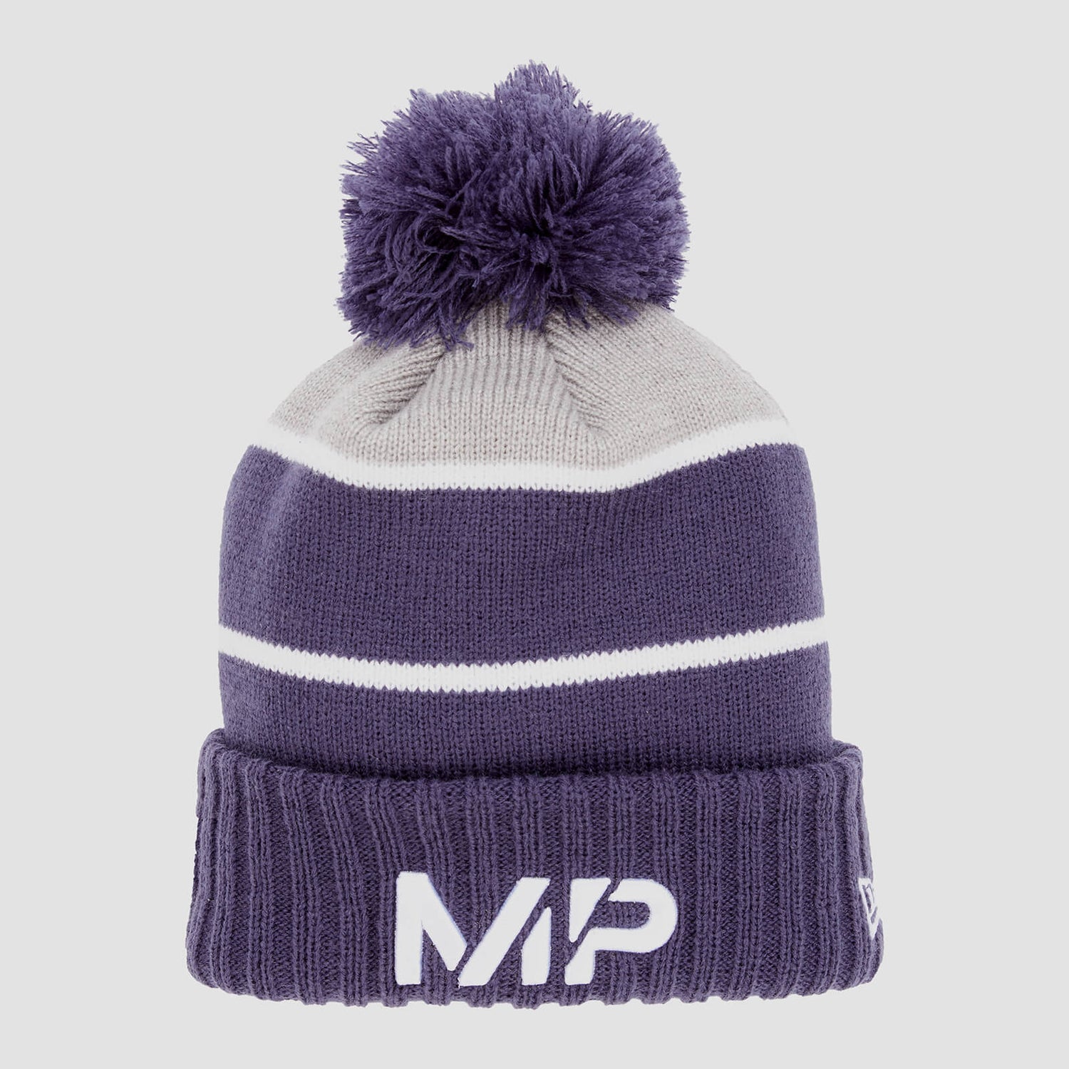MP New Era Knitted Bobble Hat - Navy/White | MYPROTEIN™