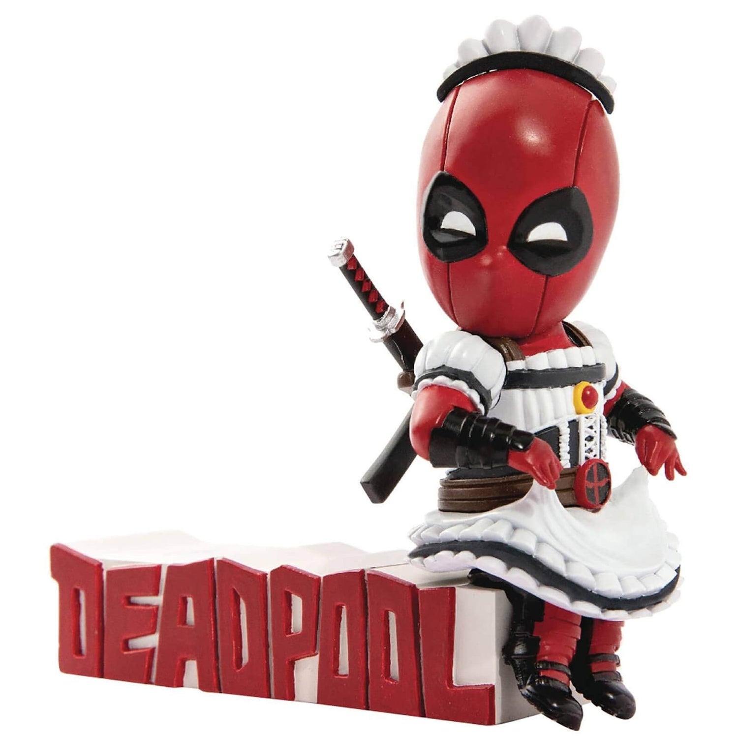 Beast Kingdom Marvel Comics Deadpool Maid Outfit Figure Merchandise ...