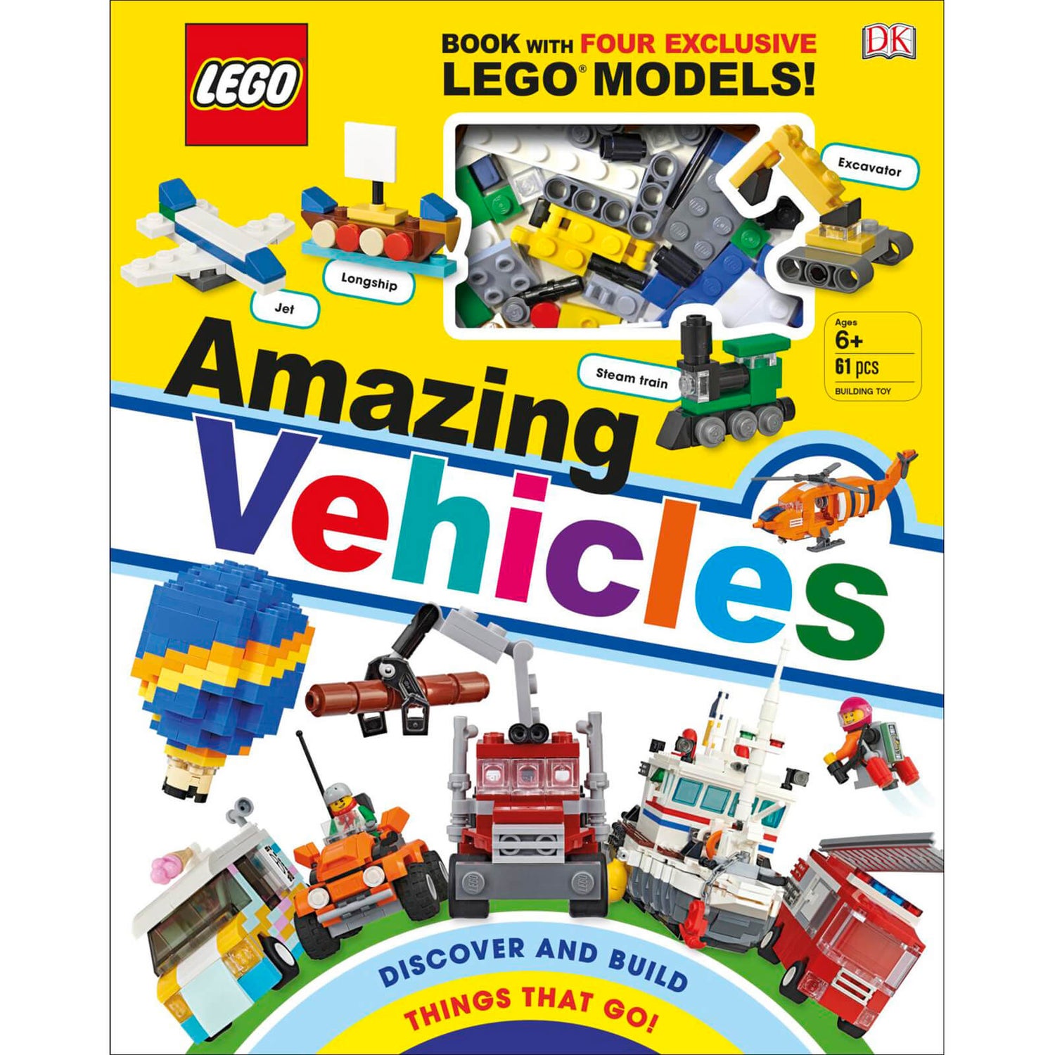 DK Books LEGO Amazing Vehicles Hardback Books - Zavvi US