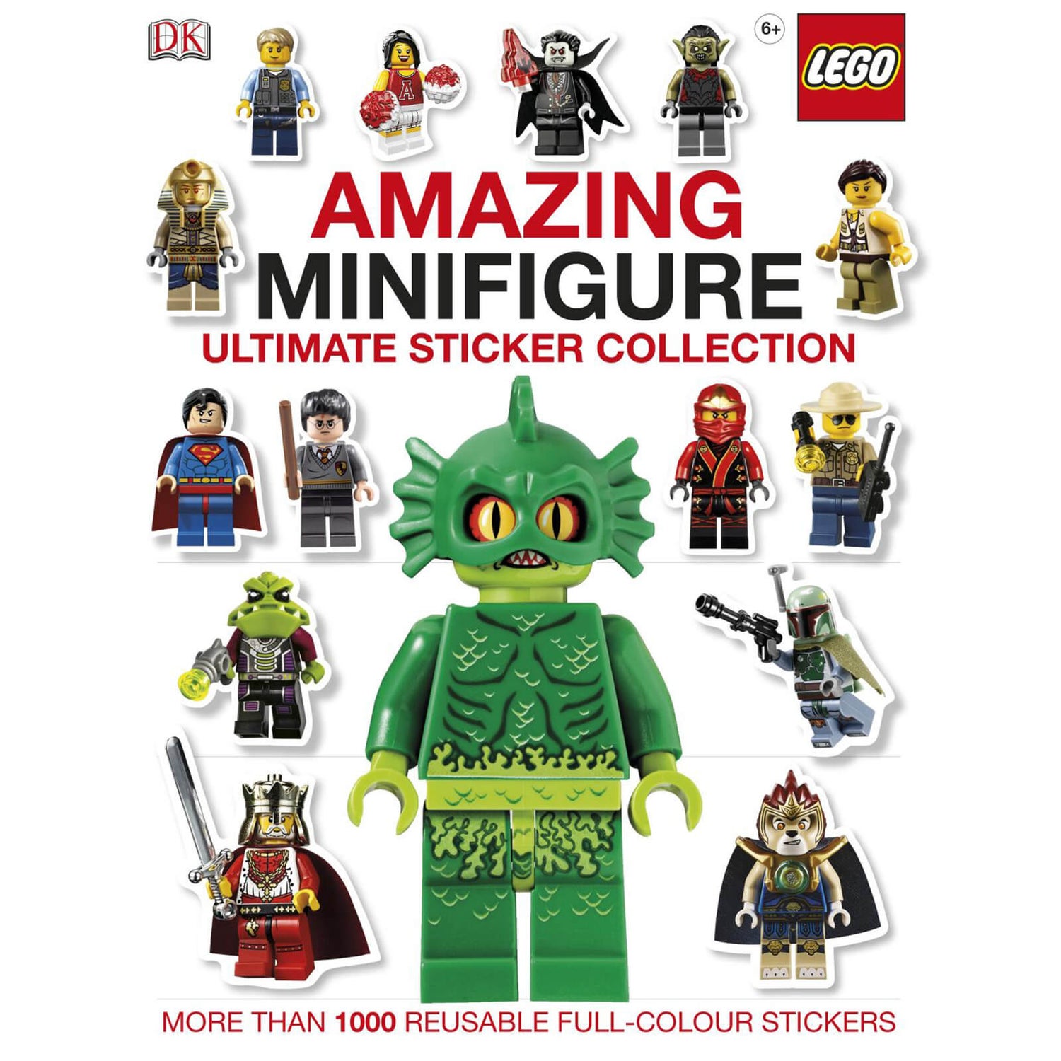 DK Books LEGO Amazing Minifigure Ultimate Sticker Collection Paperback ...