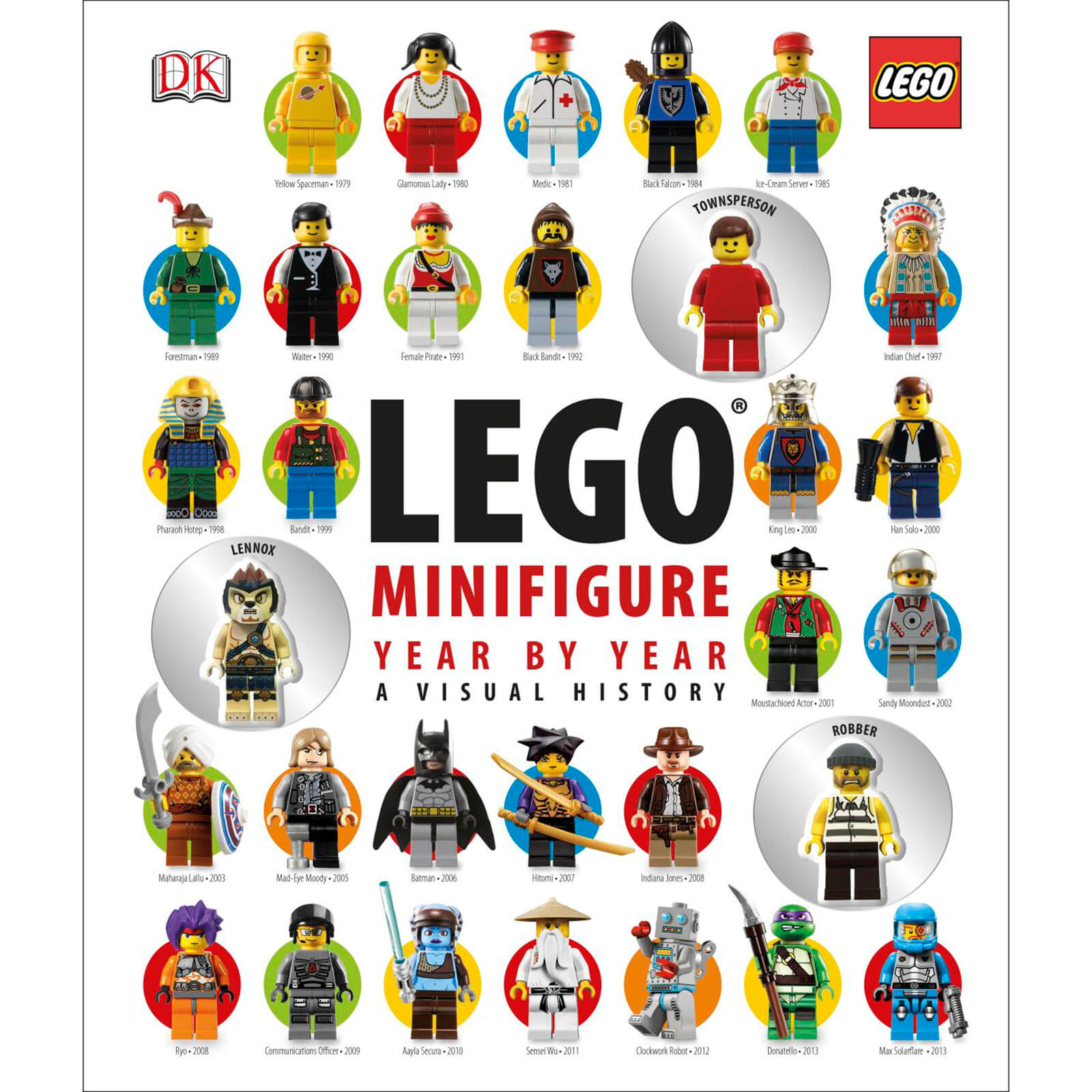 Lego Minifigures Book LEGO Minifigure Rainbow 1000Piece Puzzle: LEGO: