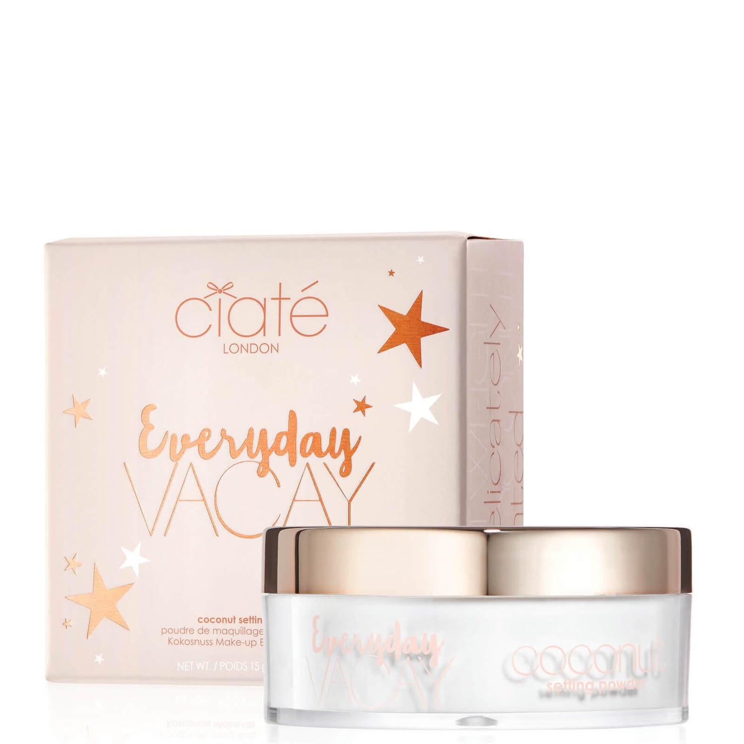 Ciaté London Everyday Vacay Coconut Setting Powder 15g | LOOKFANTASTIC